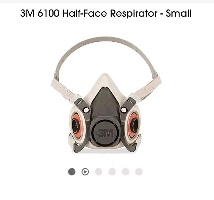 3M Half Face Mask Respirator SMALL 6100 – The Ridge Sales Newfoundland
